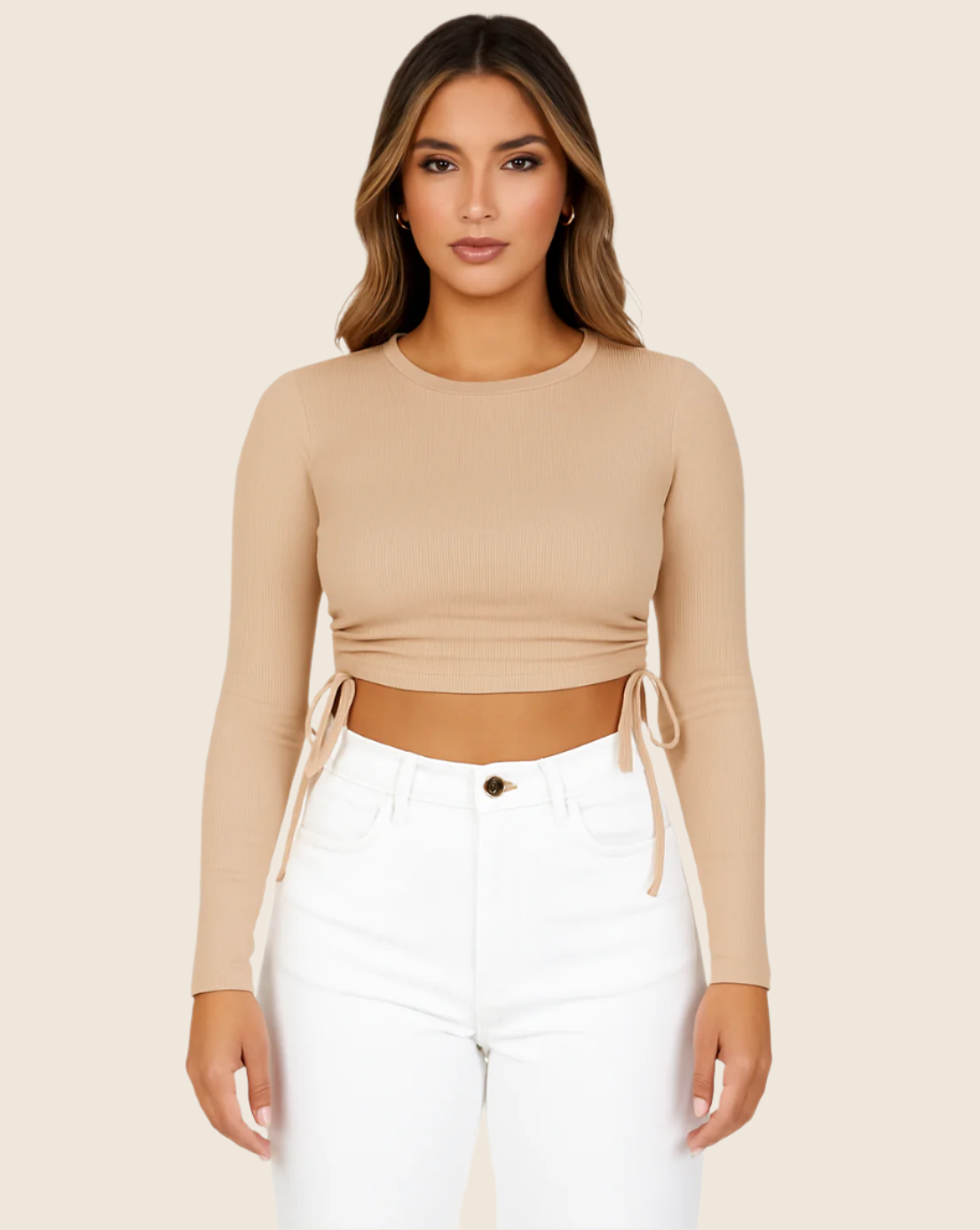 Sable Tie Crop Top – Une Pick