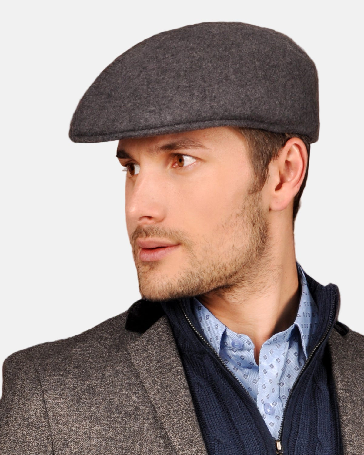 Ascot Wool Felt Flat Cap – Une Pick