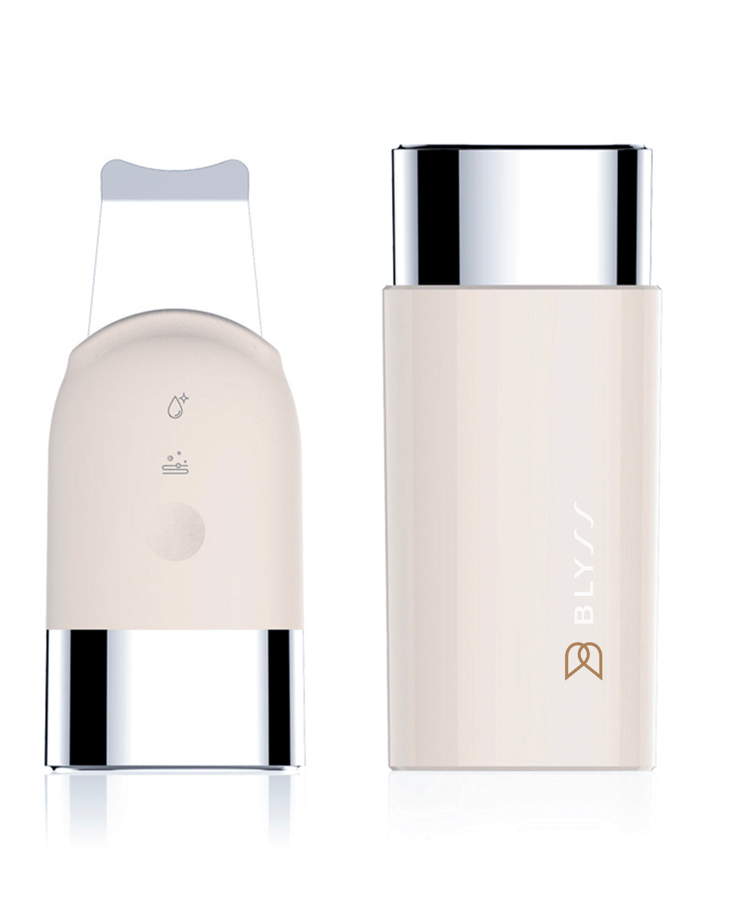 Blyss Iris Ultrasonic Facial Scrubber & Skin Spatula – Une Pick