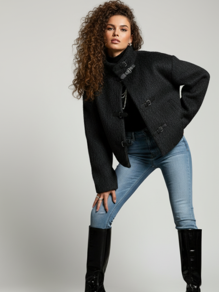 Short Wool-Feel Jacket Upper West Side BYMANYC ® New York – Une Pick